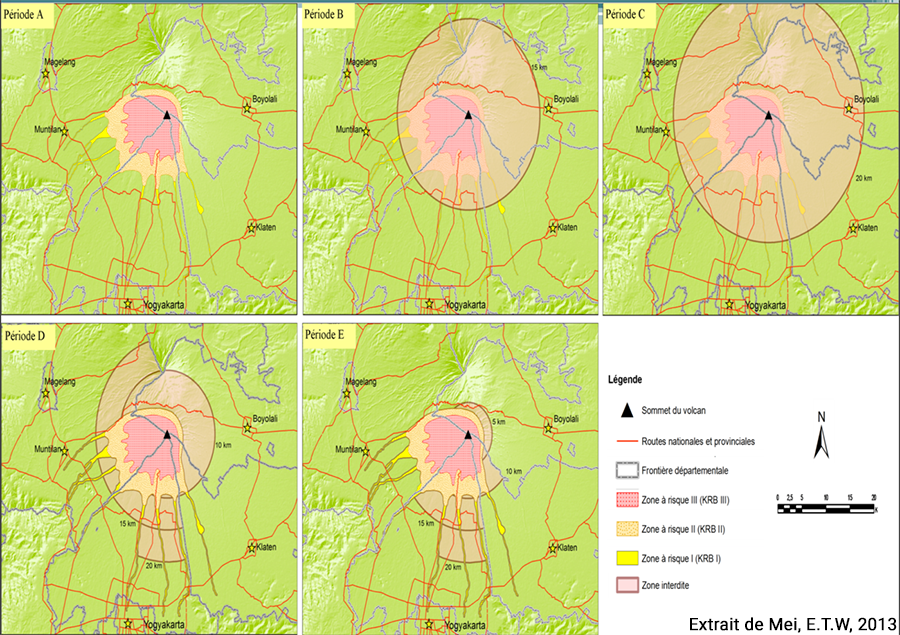 Le volcan Merapi (Indonésie) : espaces et temporalités du risque sur un ...